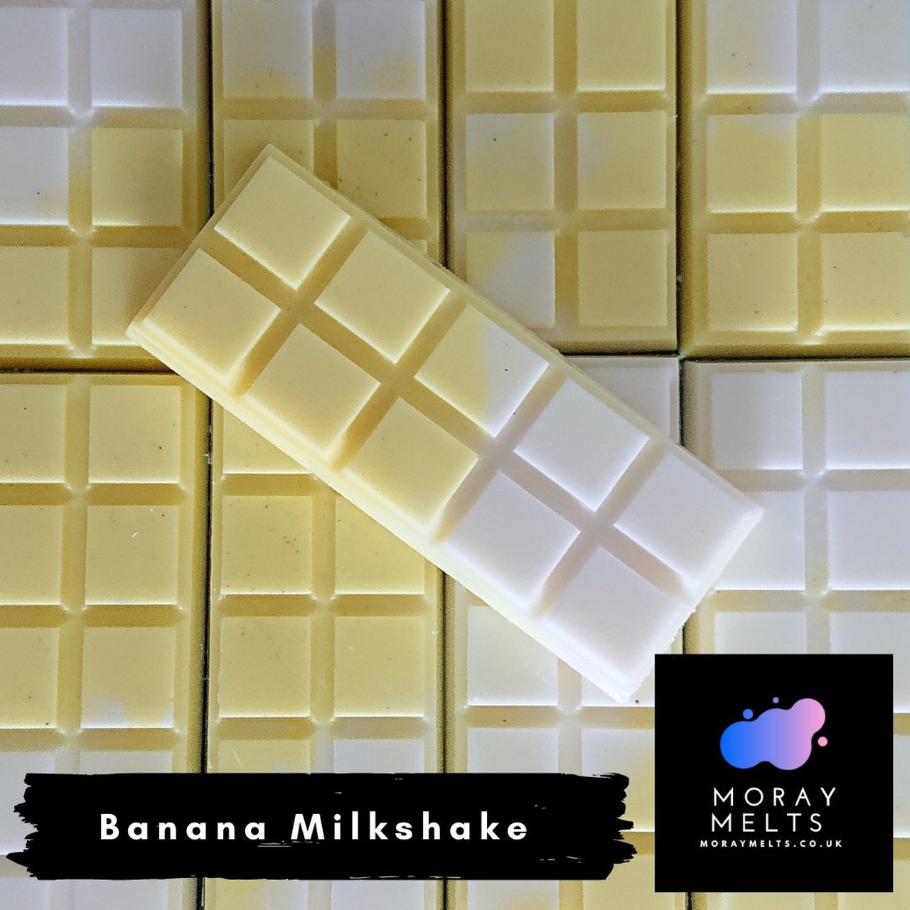 Banana Milkshake Wax Melt Snap Bar 50g – Moray Melts